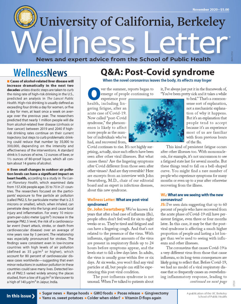 November 2020 Issue - Wellness Letter